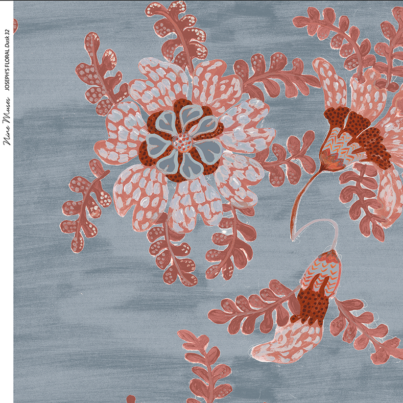 Joseph's Floral – Nine Muses Textiles
