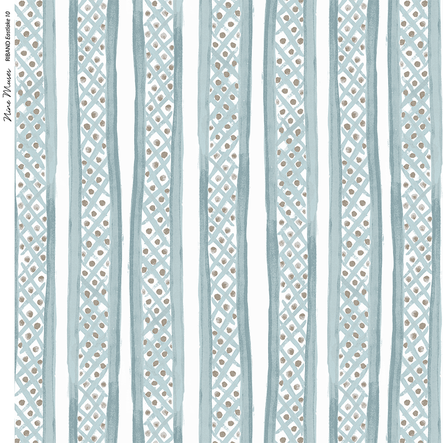 Riband Wallpaper – Nine Muses Textiles
